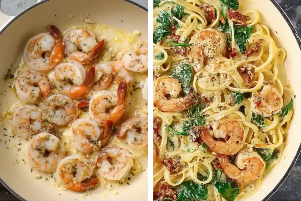 Creamy Tuscan Shrimp Linguine Recipe Ready in 30 Minutes