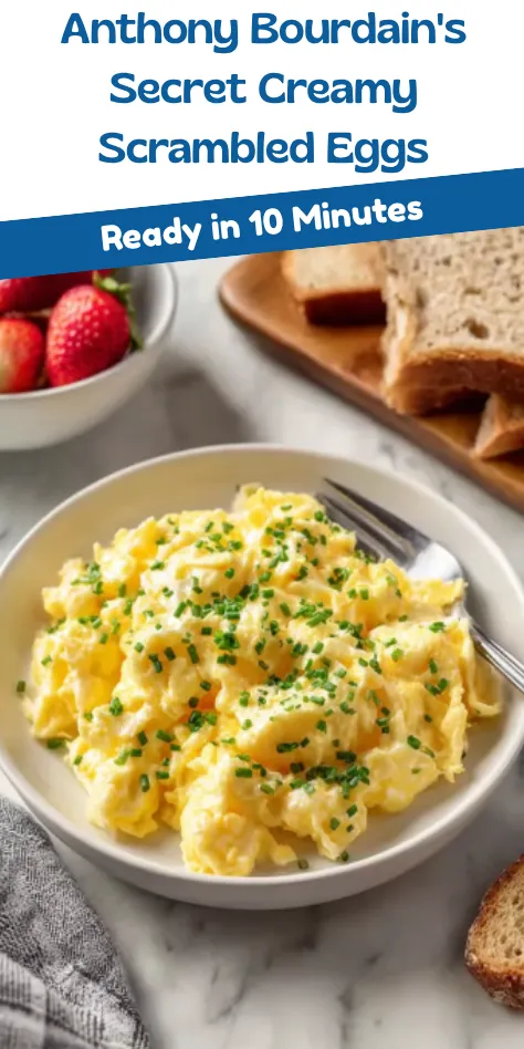 Creamy Scrambled Eggs with Sour Cream 10 Minutes