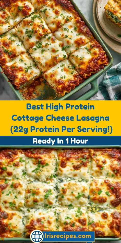 Best High Protein Cottage Cheese Lasagna 22g Protein