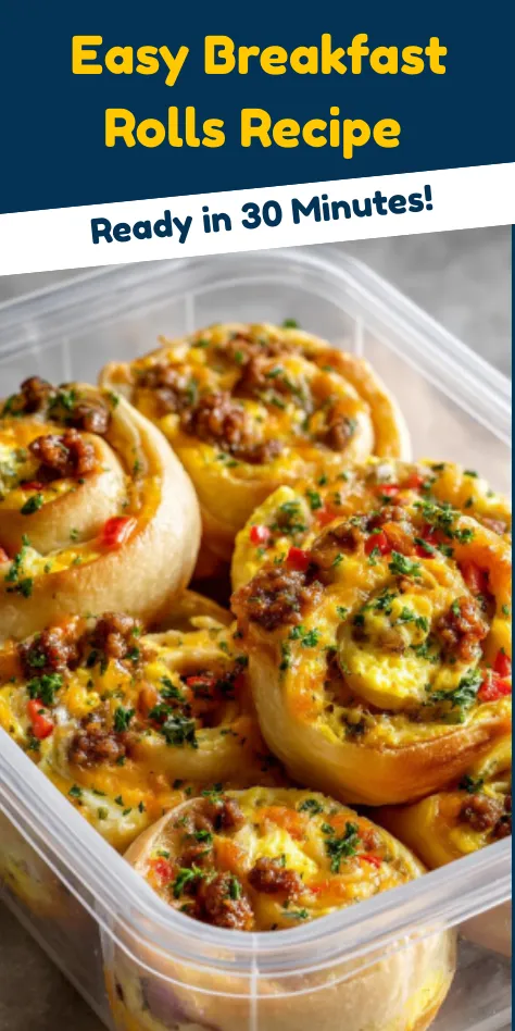 Easy Breakfast Rolls Recipe Ready in 30 Minutes!