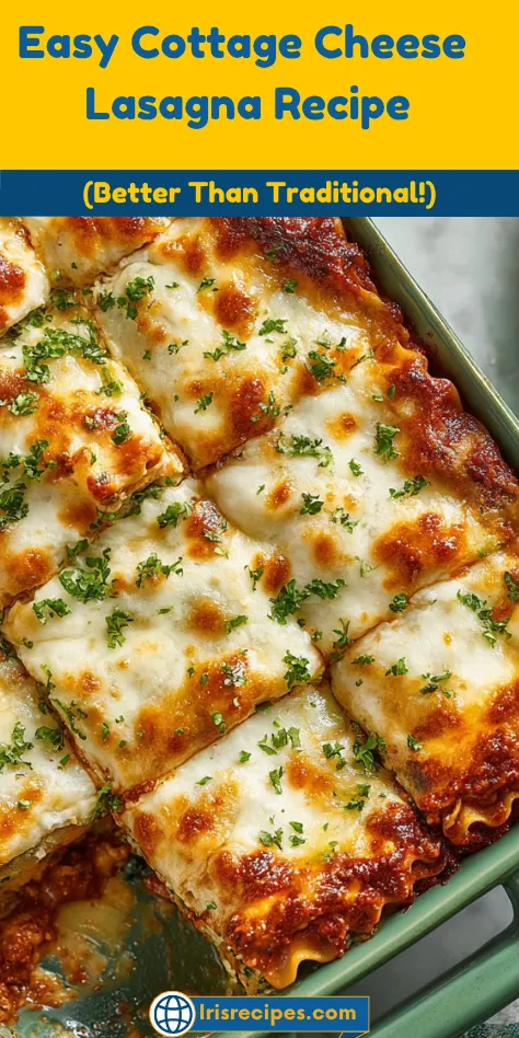 Best High Protein Cottage Cheese Lasagna 22g Protein
