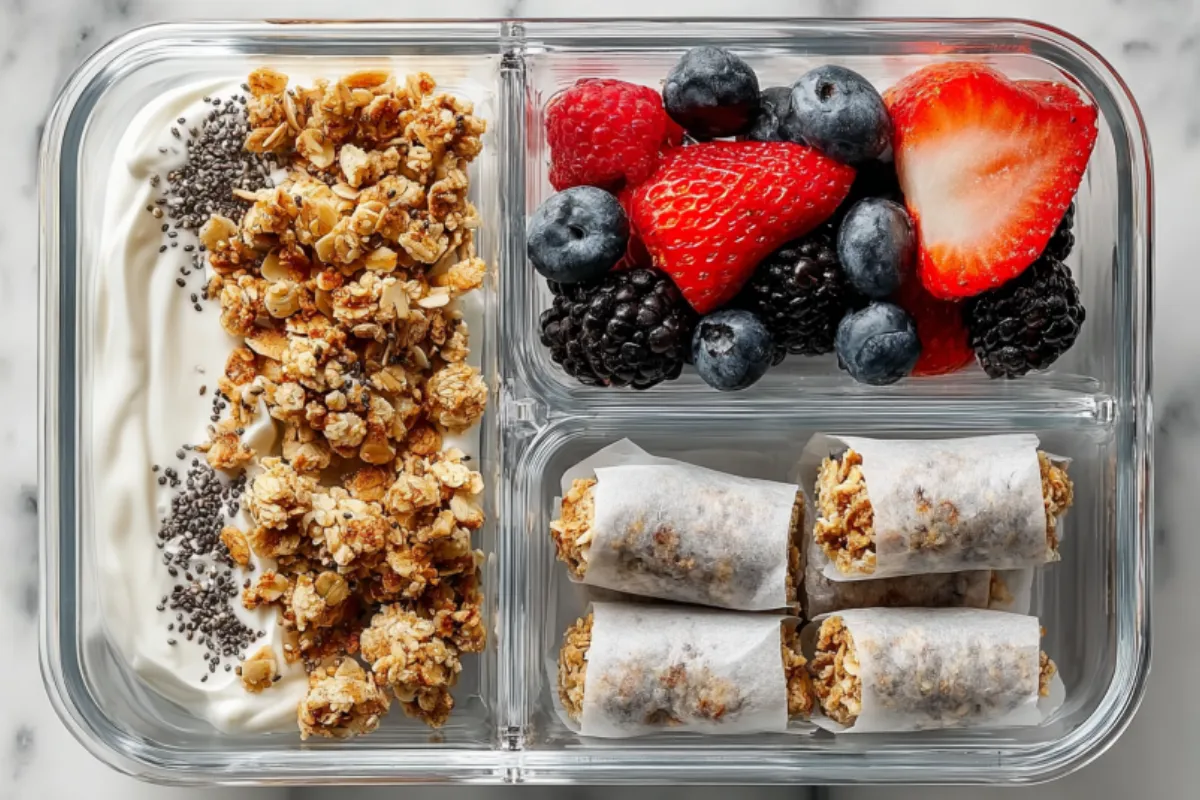 High Protein Breakfast Meal Prep Boxes Ready in 20 Minutes!