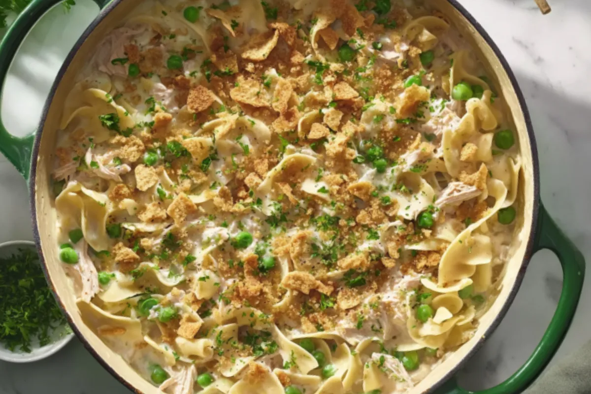 Easy One-Pot Tuna Noodle Casserole Ready In 25 Minutes