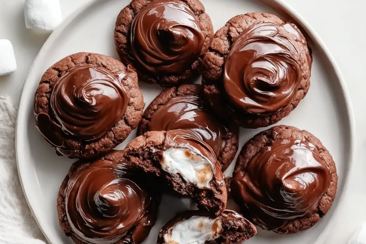 Marshmallow-Surprise Hot Cocoa Cookies in 1 Hour