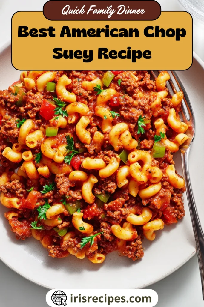 American Chop Suey Recipe - Easy 30-Minute Dinner