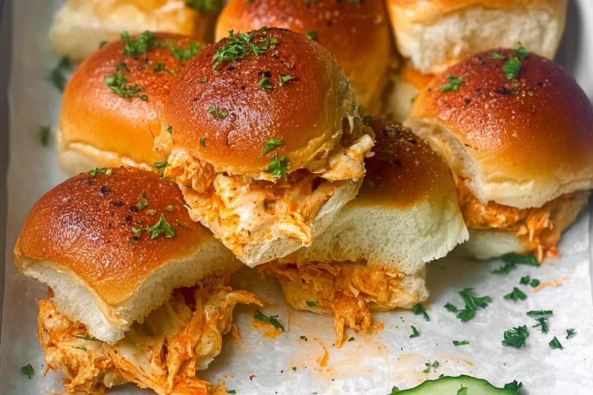 Spicy Buffalo Chicken Sliders Recipe Ready in 30 Minutes