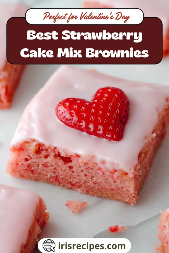 Strawberry Brownies Recipe Easy Fresh Dessert in 30 Minutes