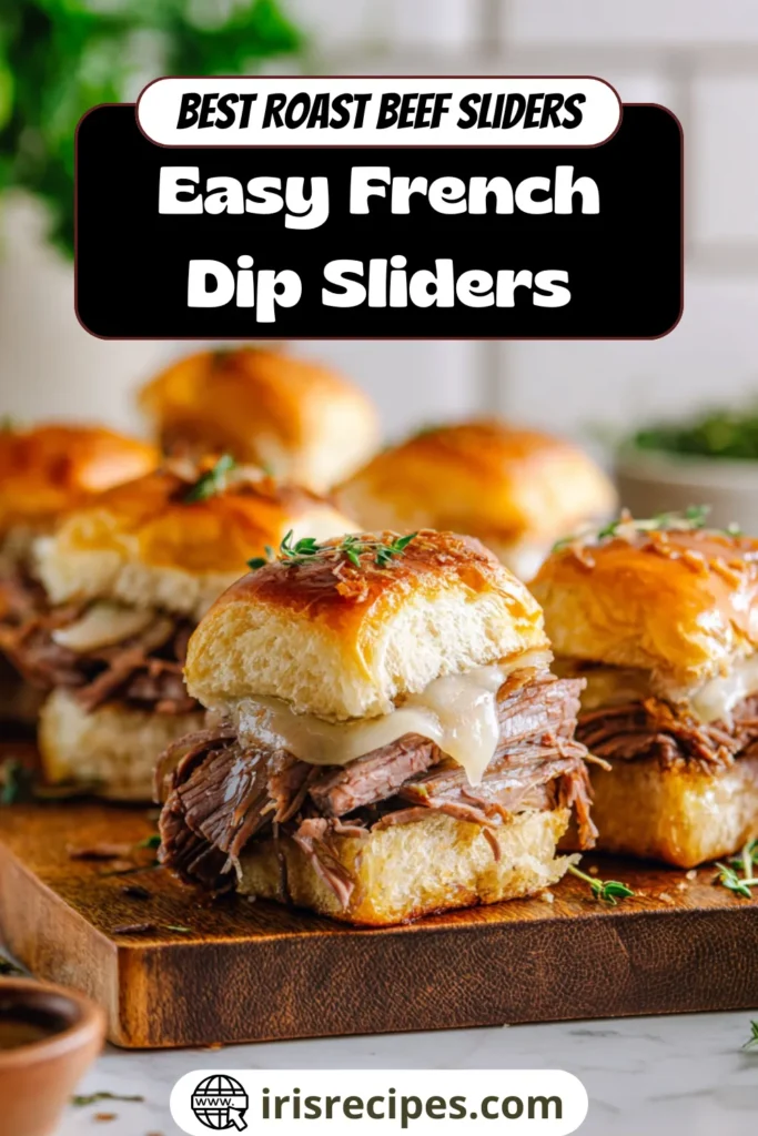 Easy French Dip Sliders Roast Beef Sliders in 40 Minutes!