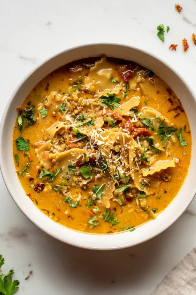 Vegan Lasagna Soup Recipe Easy Comfort Food